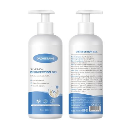 Top quality 500ml senitizer hand sanitizer gel waterless