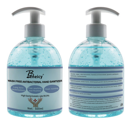 OEM & organic & factory price hand wash anti-bacterial sanitizing hand gel sanitizer